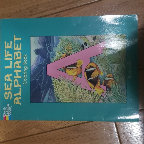 Other | Sea Life Alphabet Coloring Book | Poshmark